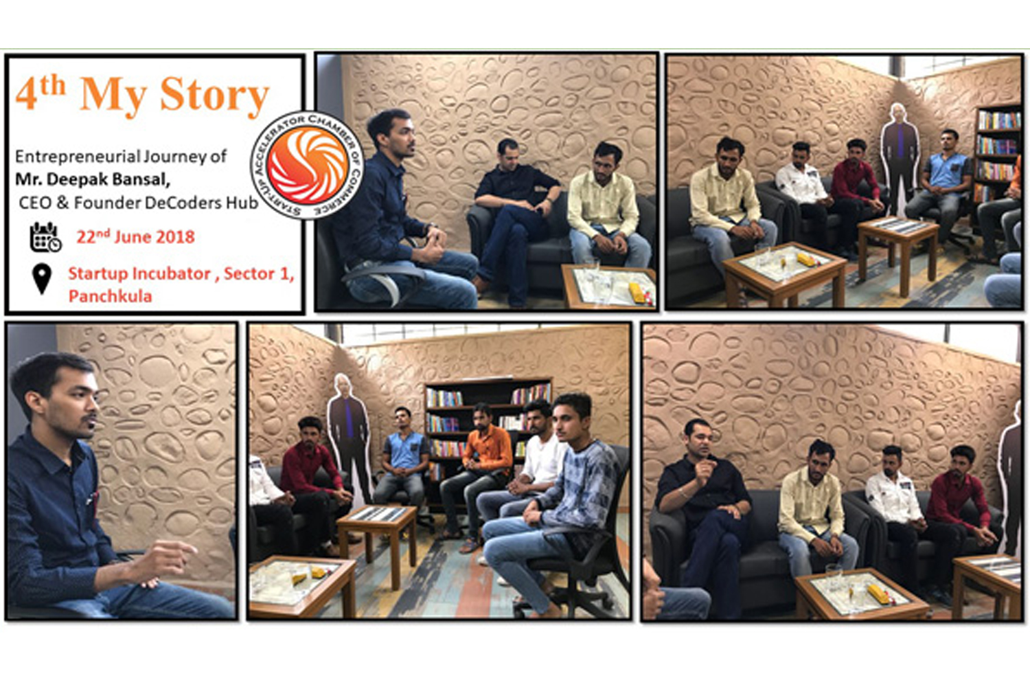 4th My Story Session (Mr. Deepak Bansal) - SACC- Startup Accelerator ...